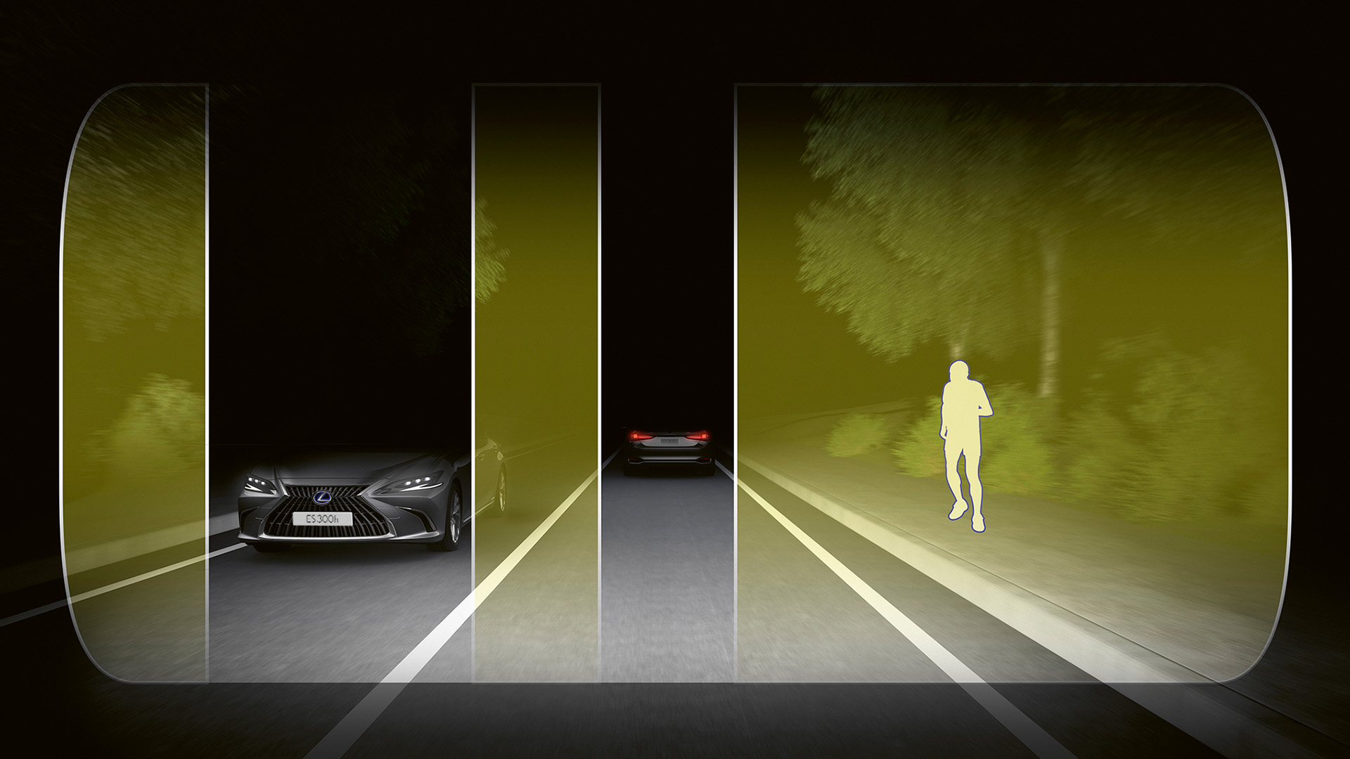 Lexus adaptive high-beam system | Technologie | Lexus.nl